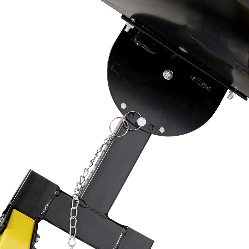 Dual Bar Snow Shovel with Wheels Snow Pusher Adjustable Handle & Blade ...