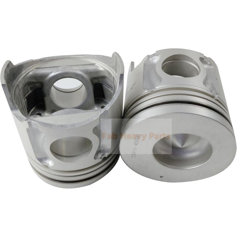 1 Piece Piston With Pin And Clips 23411-45000 Fits For Hyundai D4DA ...