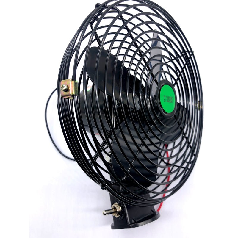 12V 8 Inch Cab Fan Air Circulating Fan for Excavator Loader Backhoe ...