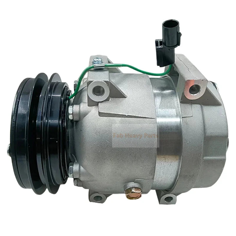 V5 A/C Compressor 11Q6-90040 Fits for CASE Wheel Loader 1221E - Fab ...