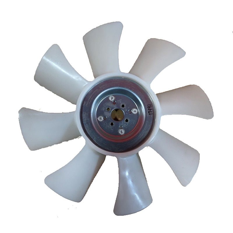 Ventilador 17490-74110 para motor Kubota D1803 V2403 V2607 V3307 - Fab ...