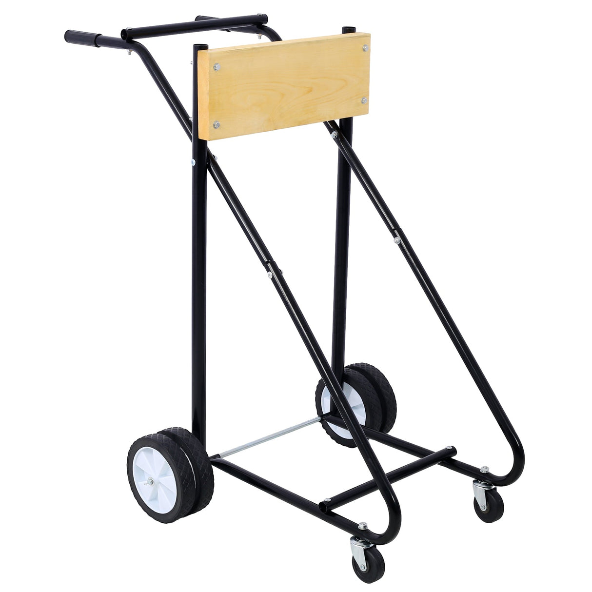 Motor Stand Engine Carrier Cart Dolly 315lbs Capacity w/Wheels Wood ...