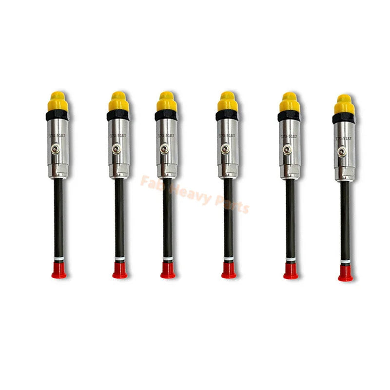 6 PCS Fuel Injector 170-5183 1705183 0R-4336 0R4336 Fits for Caterpill ...