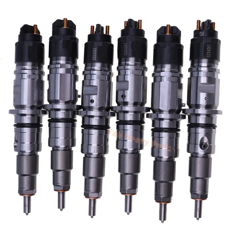 6PCS Fuel Injector 4261177 for Cummins ISB QSB 6.7 QSB4.5 QSB5-G7 - Fab ...