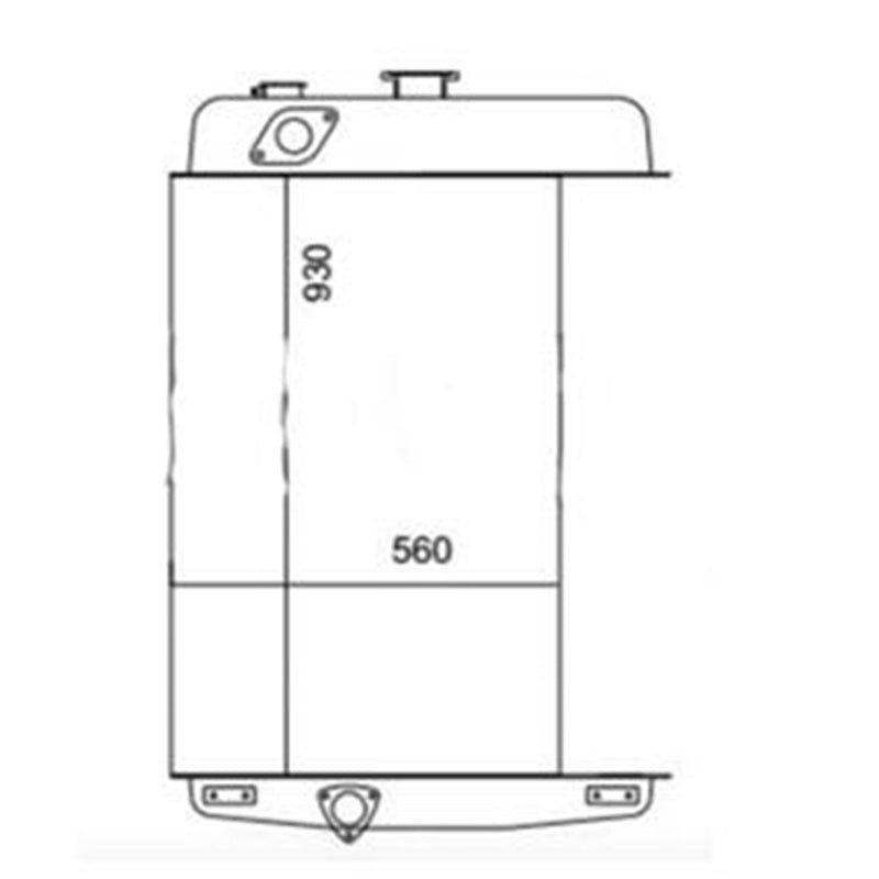 Hydraulic Radiator Core Fits for Caterpillar CAT Track Loader 955 - Fab ...