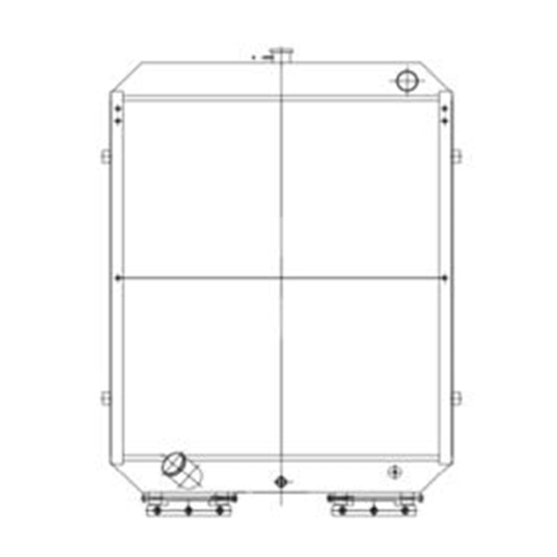 Hydraulic Radiator 11N5-40021 for Hyundai Excavator R170W-7 R180W-7 ...